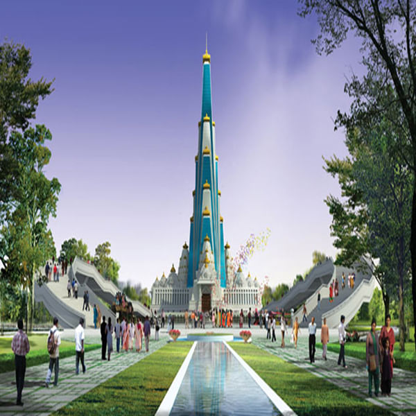 World's Tallest Temple Chandrodaya Mandir Is Building In Vrindavan ...