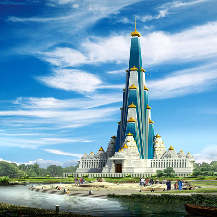 World's Tallest Temple Chandrodaya Mandir Is Building In Vrindavan ...