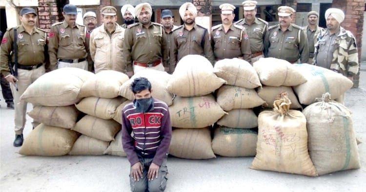 26 Bags Of Bhukki Caught At A Naka In Pathankot, Punjab News - 'उड़ता ...