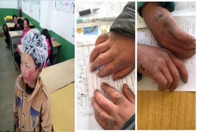 Ice Boy Photos Goes Viral As He Walked Four Kilometer To His School ...