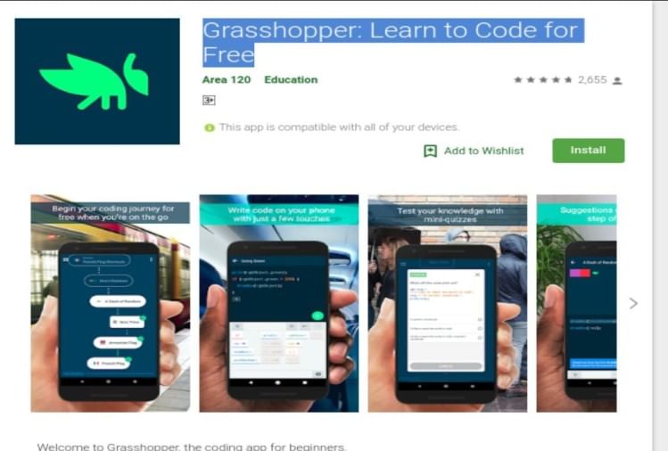 Google Grasshopper App Launched To Learn Coding Free - Google का यह ऐप मजे-मजे में सीखा रहा है ...