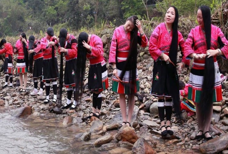 China Red Yao Hill Tribe Long Hair Care Secret Chinese Red Yao Tribe ...