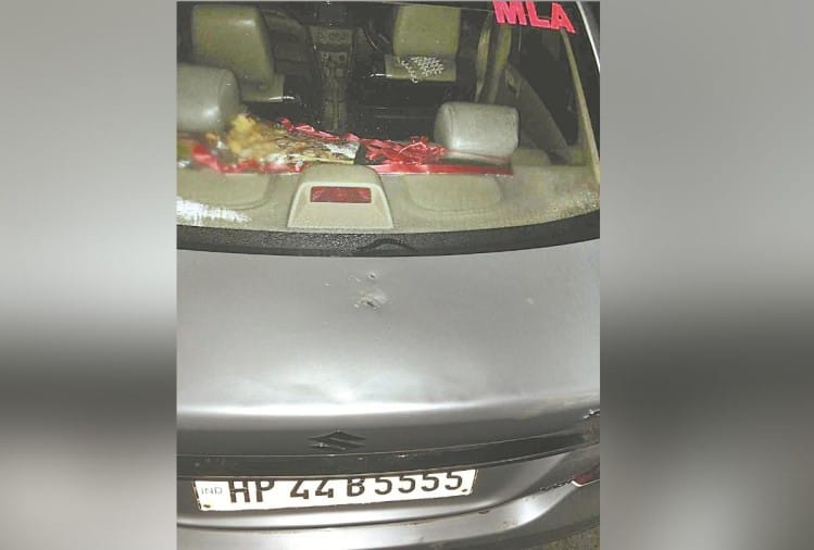 Stones Pelted At Bhattiyat Chamba Mla Bikram Singh Jaryal Car Himachal ...