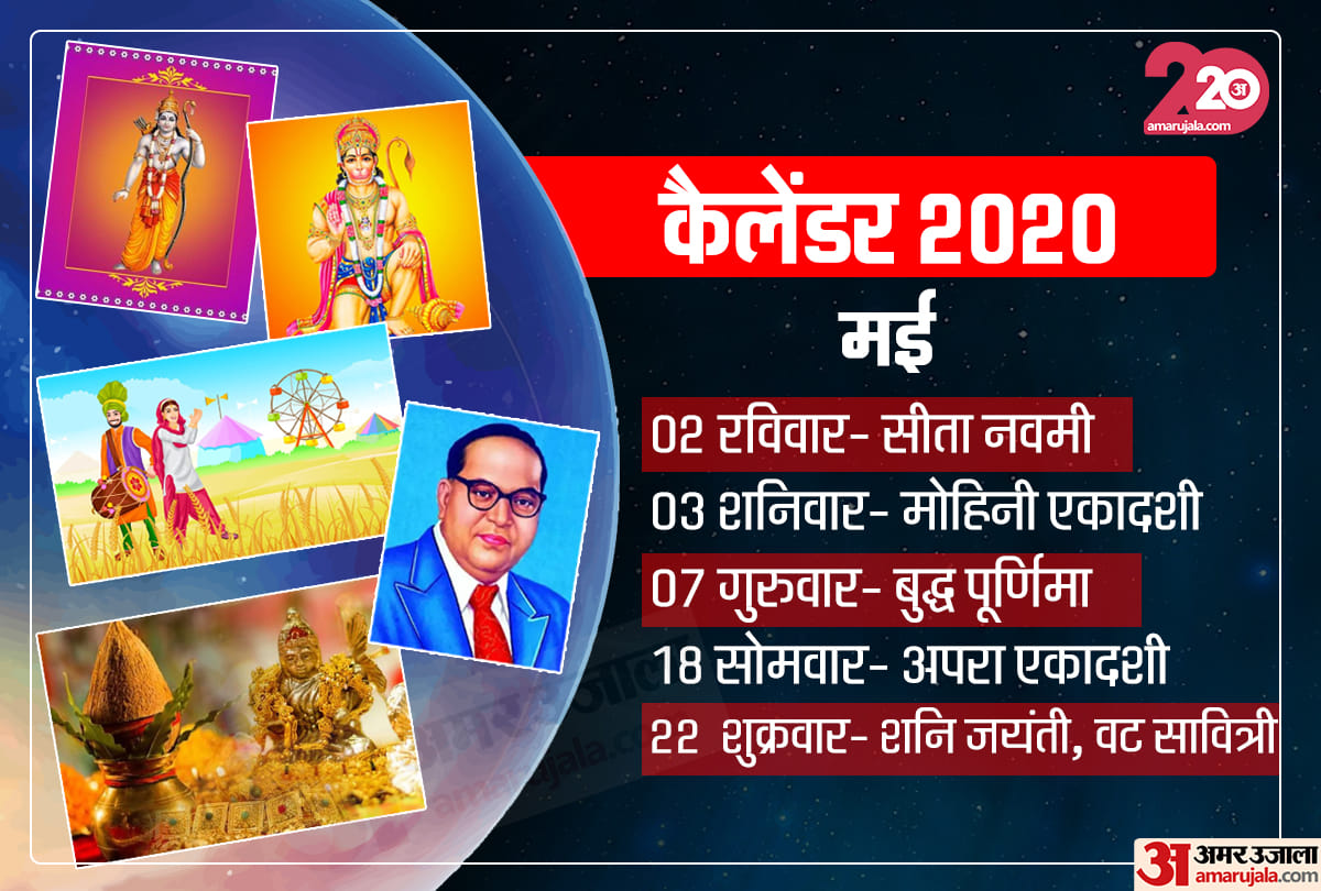 Yearly Calendar 2020 Hindu Calendar List Of Vrat Festival In Year 2020 ...