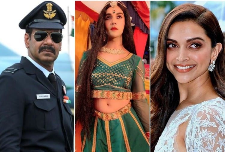 'लड़की' बने राजकुमार, वर्दी में दिखे अजय, दबंग 3 और गुड न्यूज का ...