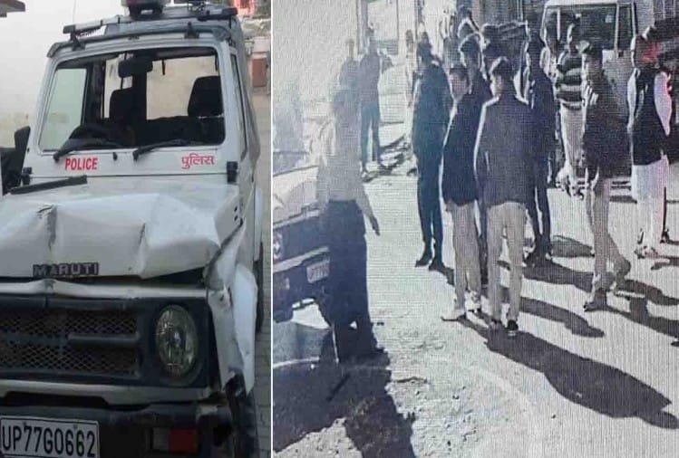 Truck Collides With Gypsy Of Minister's Escort, Four Injured Including ...