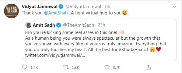 Vidyut Jamwal Want To Virtual Hug To Home Minister Amit Shah A Tight By ...