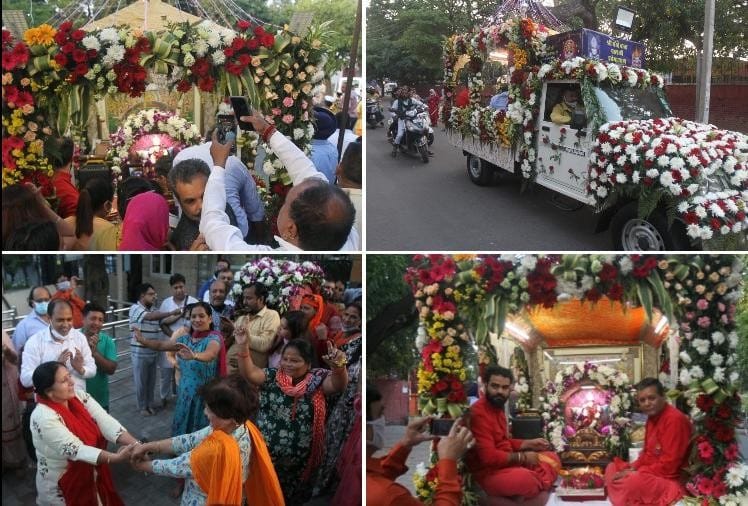 Palki Yatra Of Sai Baba Start In Chandigarh - चंडीगढ़: साईं बाबा की ...