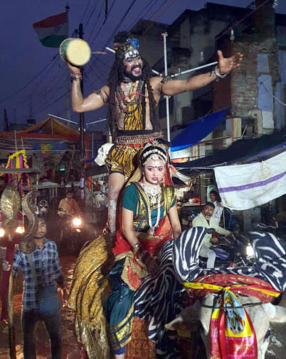 Shiv Procession Taken Out With Pomp In Khekra - खेकड़ा में धूमधाम से ...