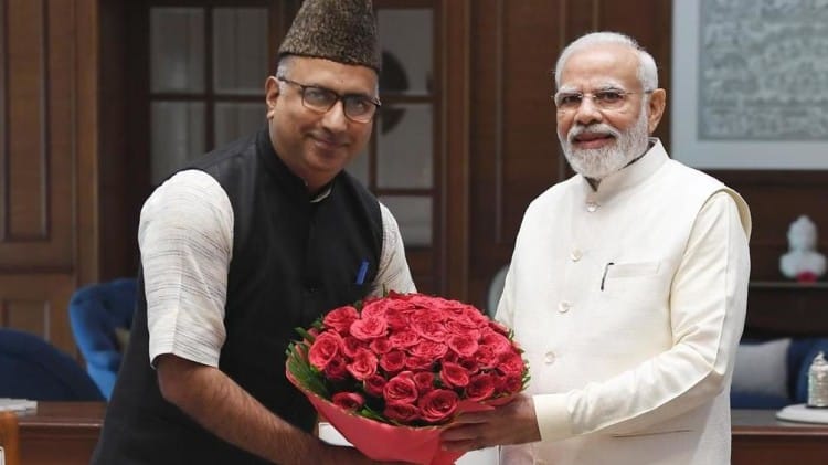 Jammu Kashmir Rajya Sabha Mp Ghulam Ali Khatana Met Pm Modi - जम्मू ...