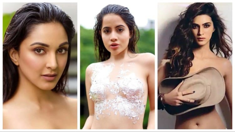 Bollywood Actress Topless Bold Photoshoot Uorfi Javed Bhumi Pednekar