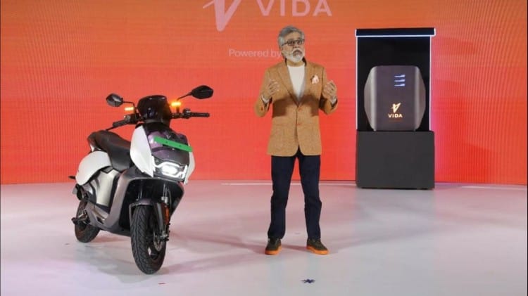 Hero Motocorp Vida Electric Scooter Launched In India Know Range Price ...