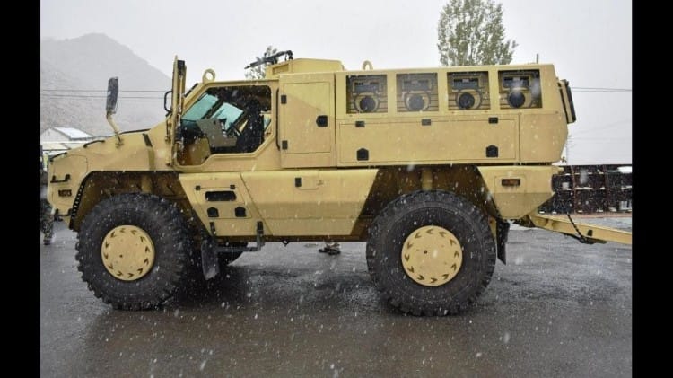 Indian Army Inducted 4x4 Quick Reaction Force Vehicles For Ladakh ...