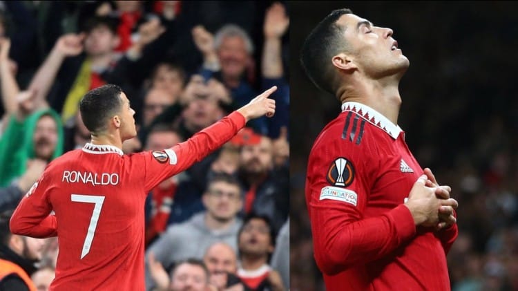 Europa League:वापसी पर क्रिस्टियानो रोनाल्डो का धमाका, मैनचेस्टर यूनाइटेड का अगले राउंड में ...