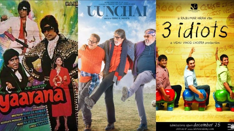 Unchai Before Amitabh Bachchan Film These Movies Shows Friendship 3 ...