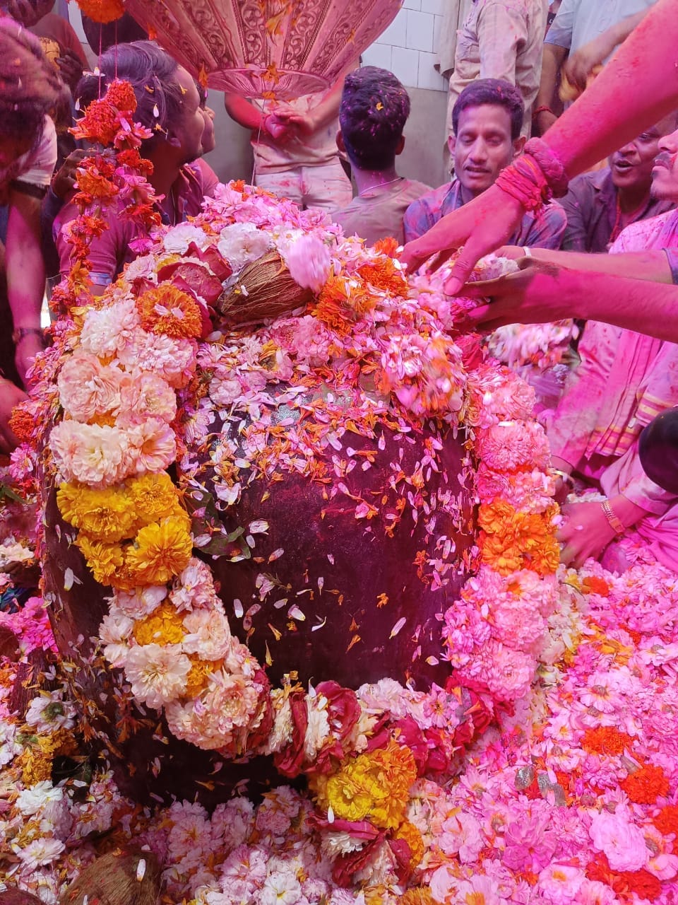 Thousands Of Devotees Reached Damoh Bandakpur Dham Played Holi Of ...