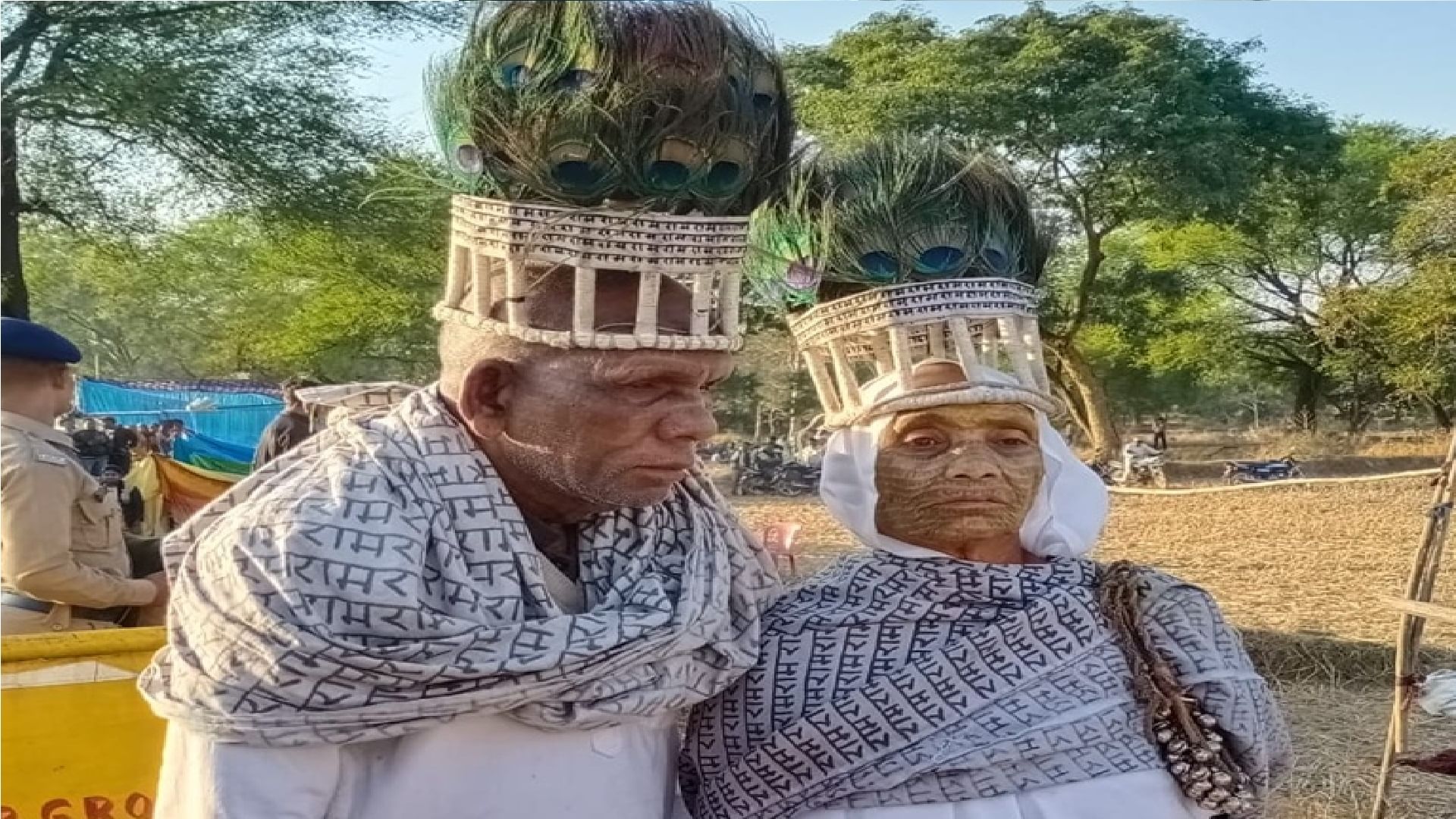 Ramnami Community In Chhattisgarh,chhattisgargiving Message Of De ...