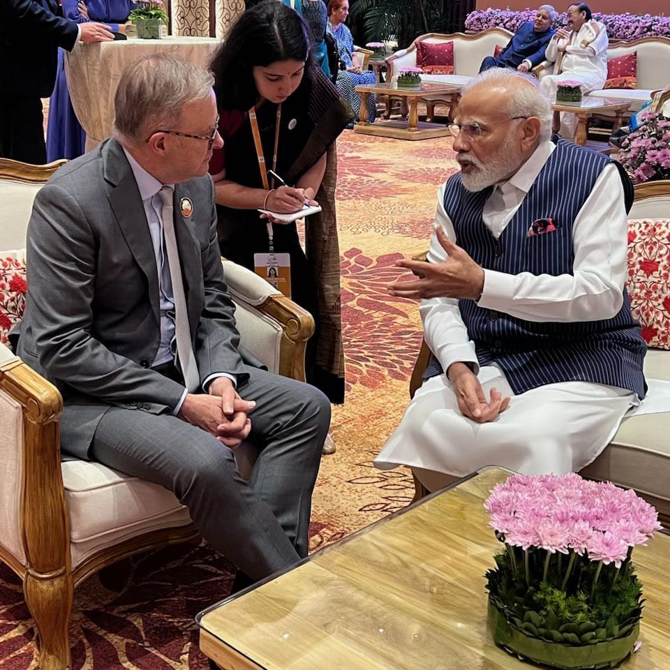 G20 Summit:ऑस्ट्रेलिया के प्रधानमंत्री अल्बनीज ने पीएम मोदी के साथ ली ...