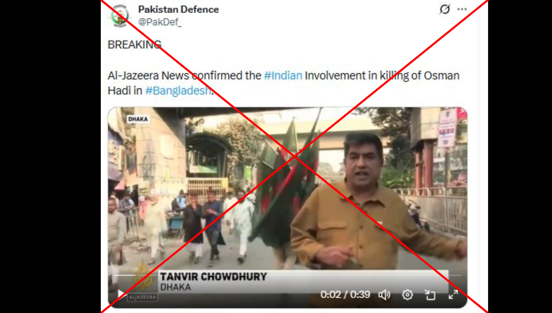 Al-jazeera Journalist Did Not Say India Was Involved In The Murder Of ...