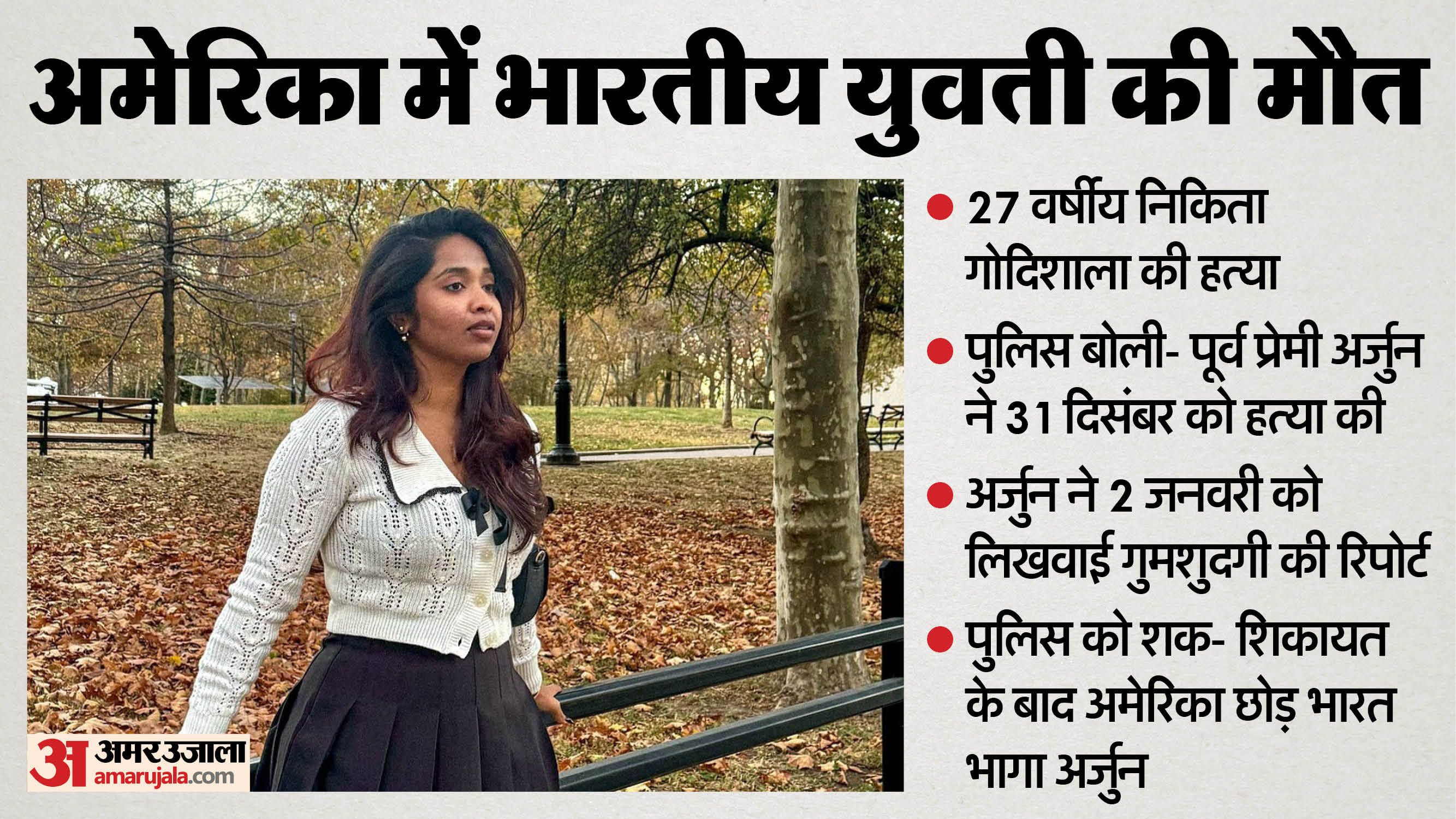 Nikitha Godishala Case:'पूर्व प्रेमी नहीं था, कई लोगों से लिया कर्ज ...
