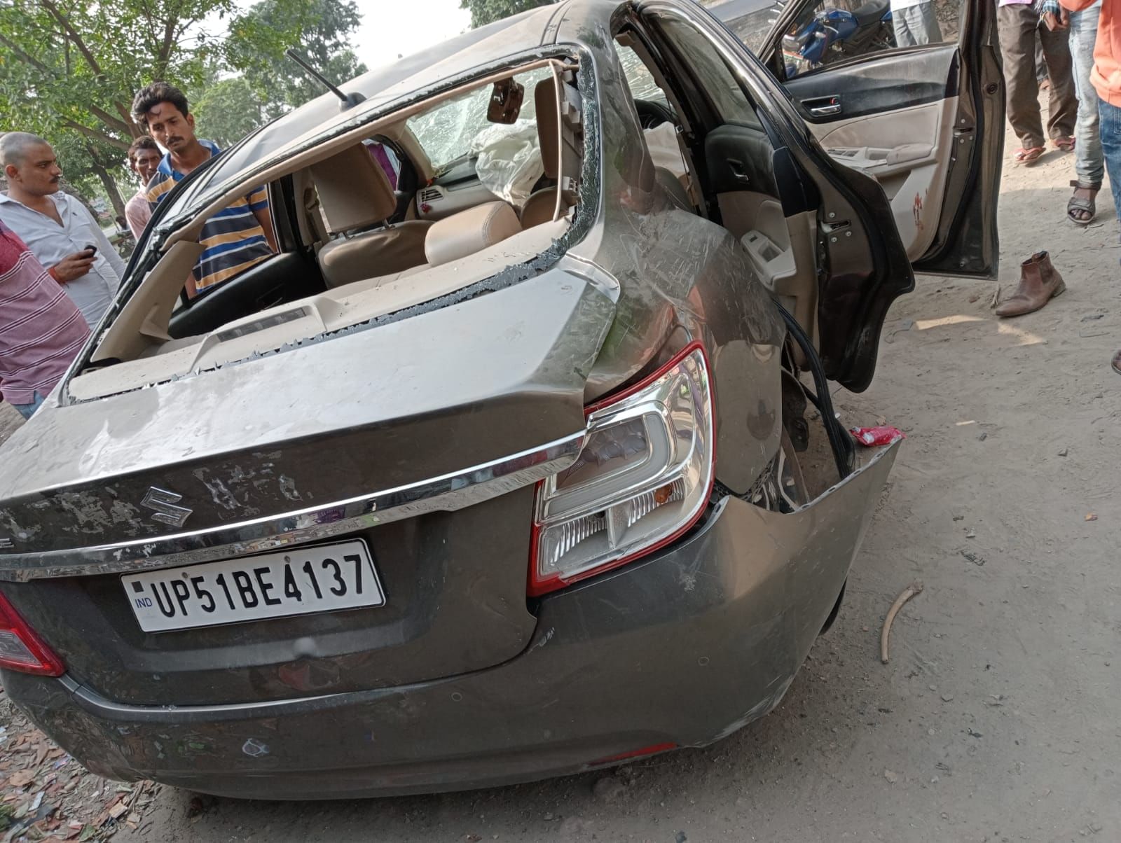 Car Turned Football, Overturned Four Times, Youth Died - Basti News ...