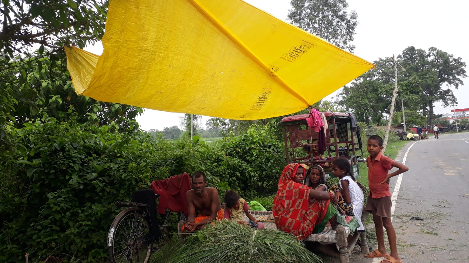 Traffic Halted Due To Cutting Of Culvert Under Construction On Palia ...