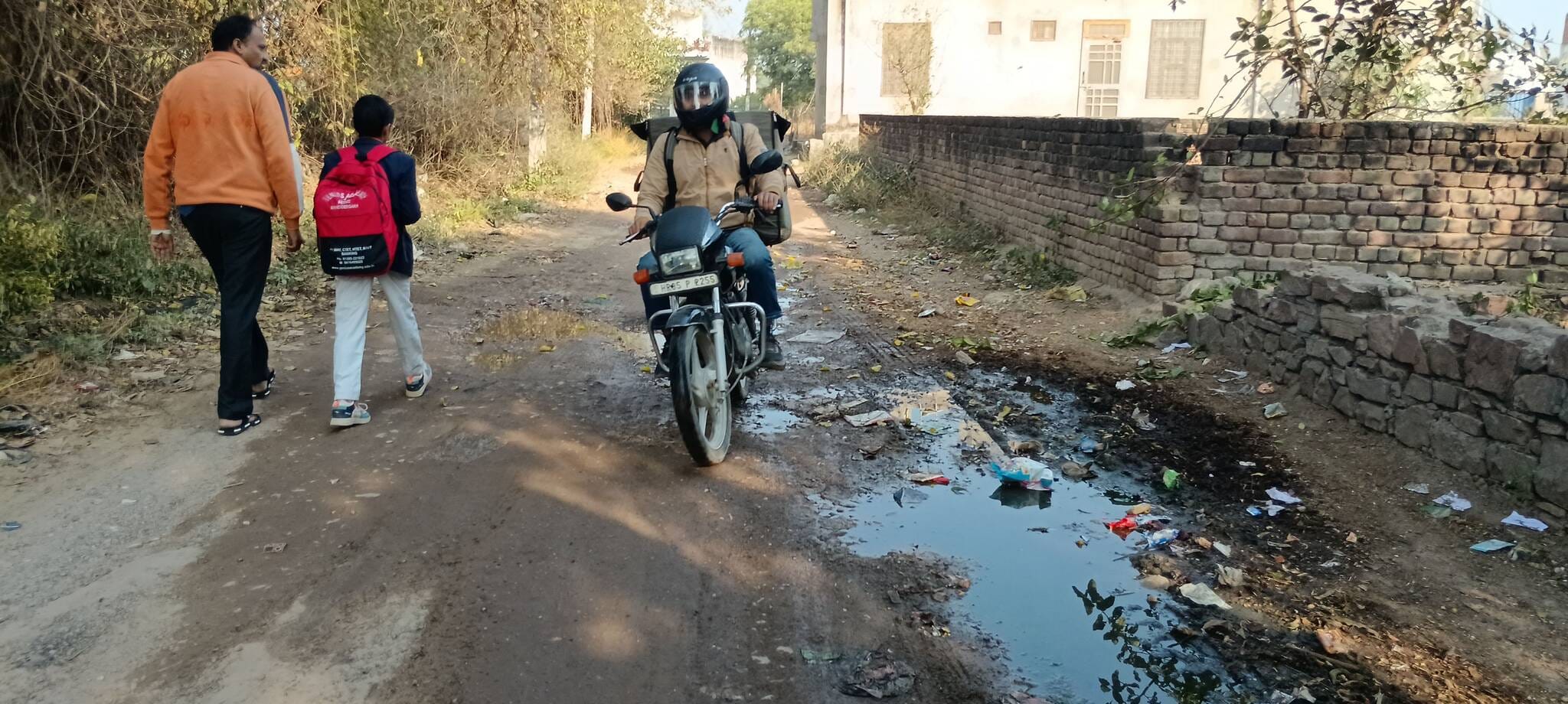 The Road From Masani Chowk To Majra Bridge In The City Has Been In A ...
