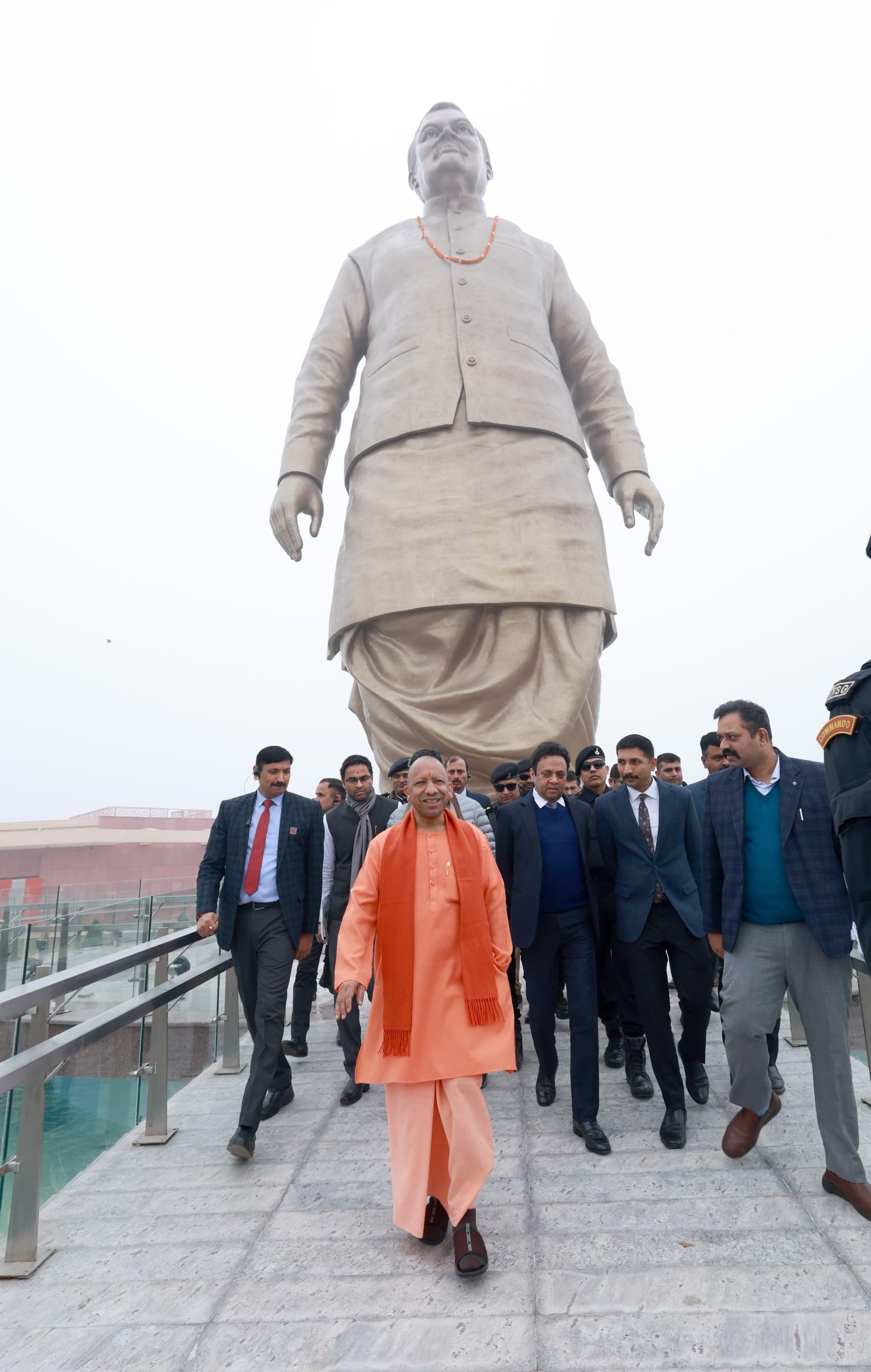 Cm Reviews Preparations For Inauguration Of Rashtra Prerna Sthal ...