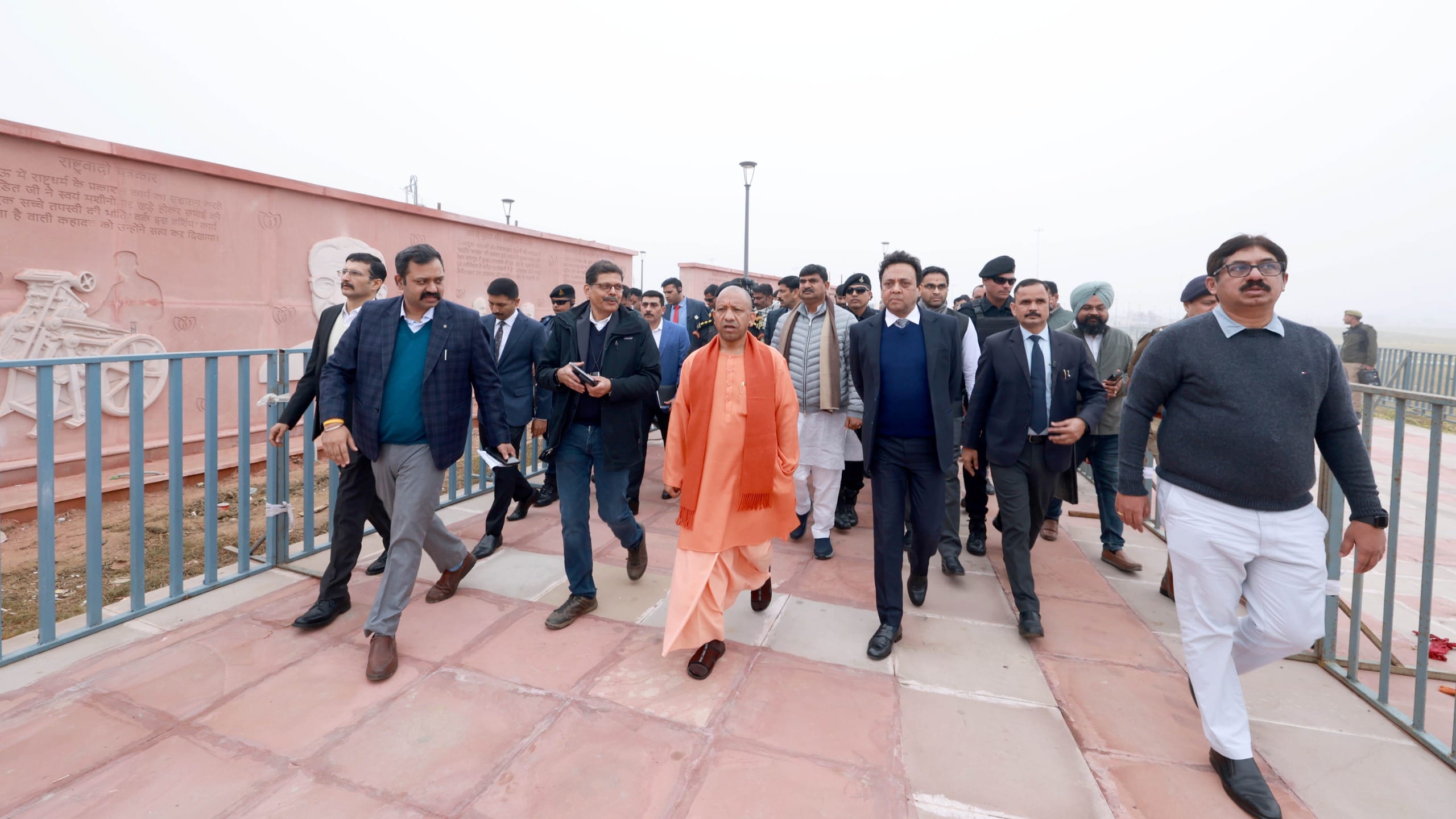 Cm Reviews Preparations For Inauguration Of Rashtra Prerna Sthal ...