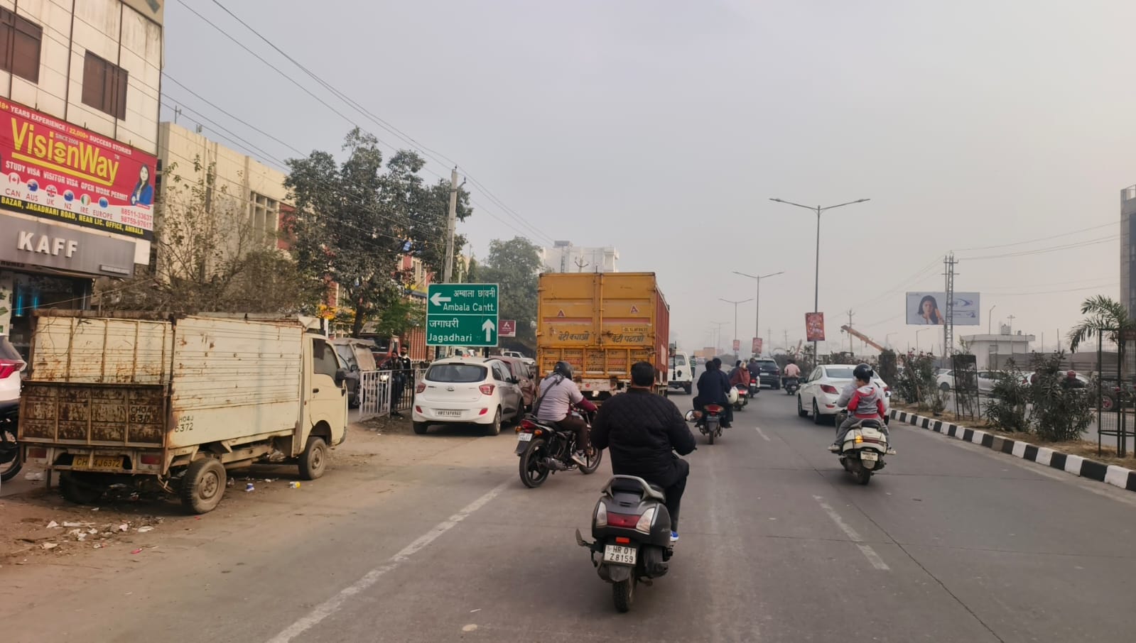 Hazardous Journey On Highways In Fog - Ambala News - Ambala News:धुंध ...