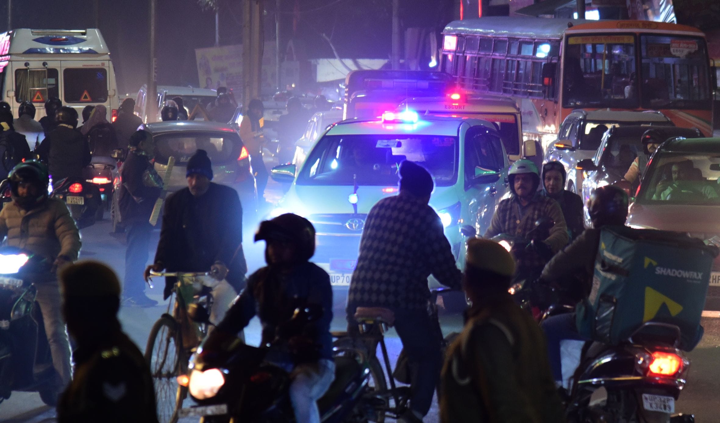 The Police Were Busy Escorting Guests' Vehicles Out, Leaving The Public ...