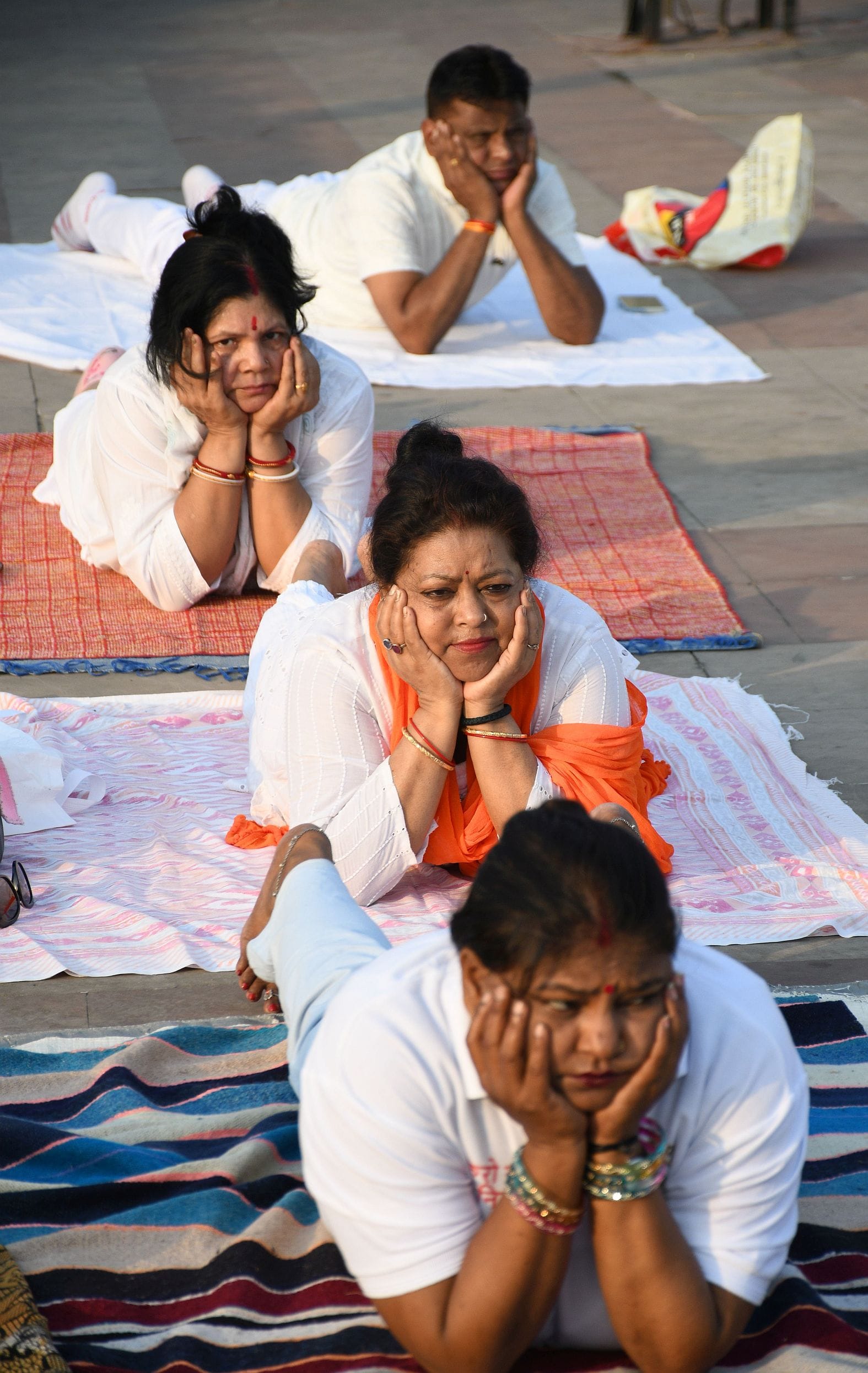 Yoga Awareness Campaign Started With Blowing Of Conch Shell - Lucknow ...