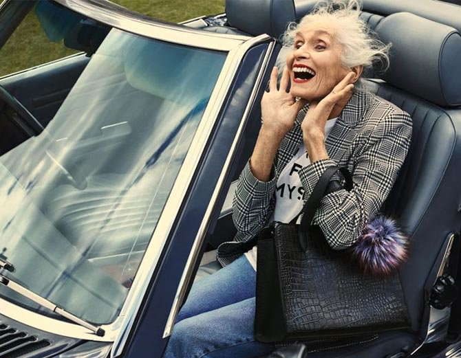 90 Year Old Model Daphne Selfe, Still Doing Brand Promotion - मिलिए ...