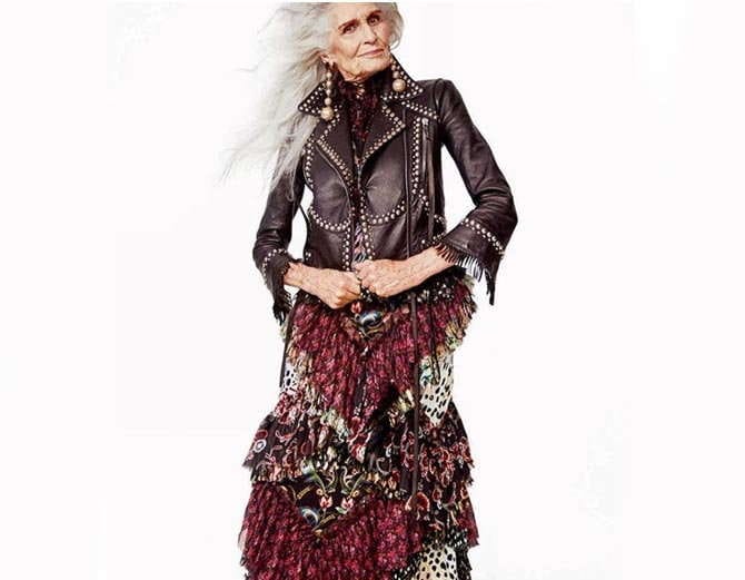 90 Year Old Model Daphne Selfe, Still Doing Brand Promotion - मिलिए ...