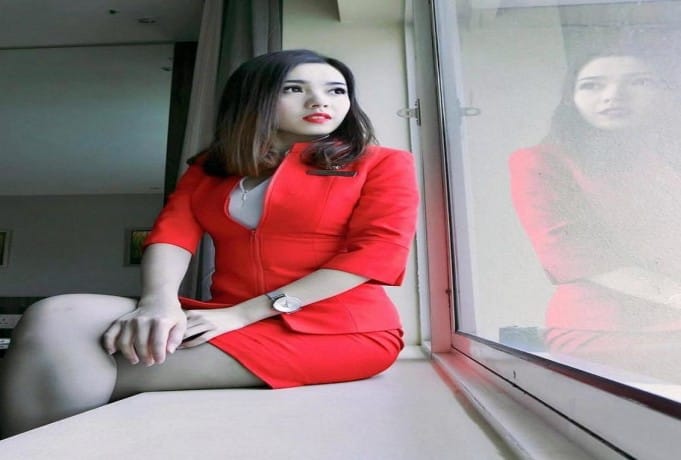 Most Beautiful Flight Attendant Of Airasia Airlines Mabel Goo Photos ...