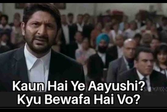 Social Media Reaction On Aayushi Bewafa Hai People Shared Funny Memes ...