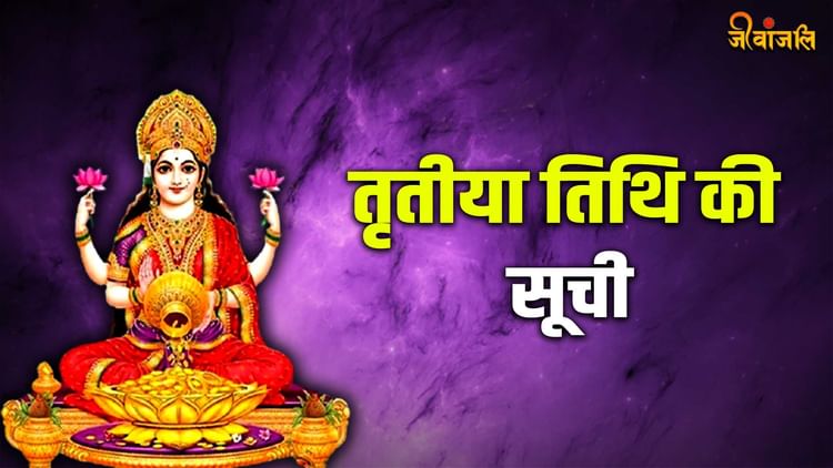 Tritiya Tithi Date List in 2024: जानिए कब-कब है साल 2024 में तृतीया तिथि,देखिए तृतीया तिथियों की ...