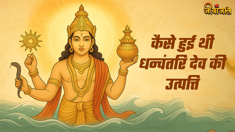 Dhanvantri Dev:कैसे हुई थी धन्वंतरि देव की उत्पत्ति जानिए कथा - Jeevanjali